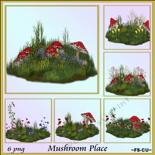 Mushroom Place - CUP718535_2232 | Craftsuprint