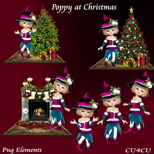 Poppy at Christmas - CUP751608_2232 | Craftsuprint