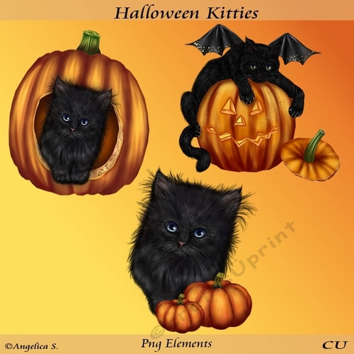 Halloween Kitties - CUP811445_2232 | Craftsuprint