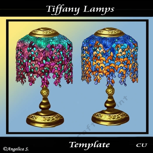 Tiffany Lamps Template - CUP877544_2232 | Craftsuprint