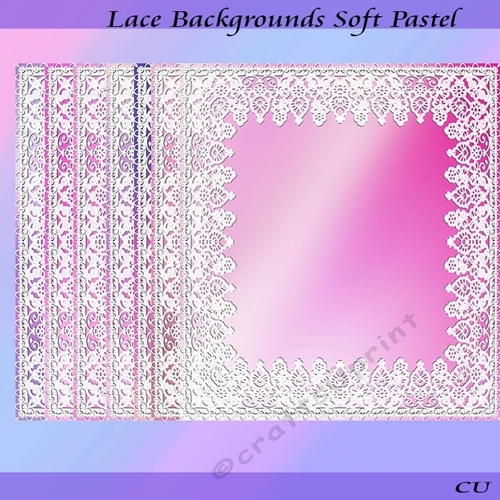 Lace Backgrounds Soft Pastels - CUP894115_2232 | Craftsuprint