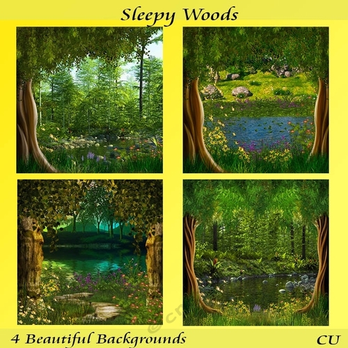 Sleepy Woods Backgrounds - CUP946943_2232 | Craftsuprint