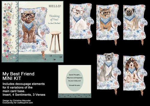 My Best Friend Mini Kit - CUP975946_1620 | Craftsuprint