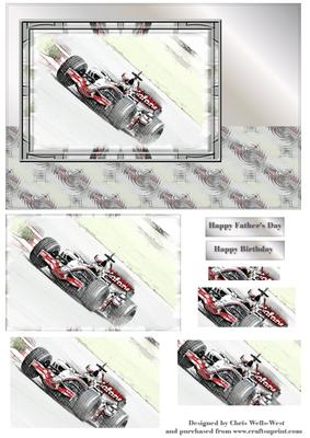 Mclaren F1 Quick Card & Pyramage - CUP57509_65 | Craftsuprint
