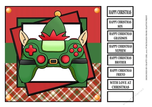 GAMER CHRISTMAS 2 - CUP1215014_22431 | Craftsuprint