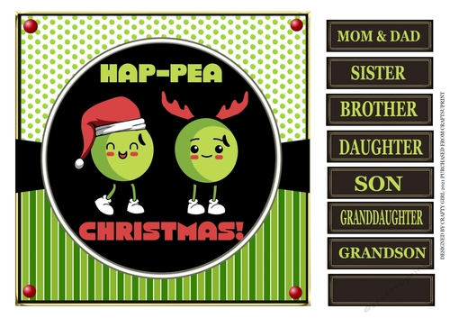 HAP-PEA CHRISTMAS - RELATIVES - CUP1217173_22431 | Craftsuprint