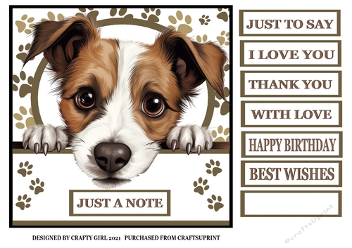 JACK RUSSELL TERRIER WISHES - CUP1271678_22431 | Craftsuprint