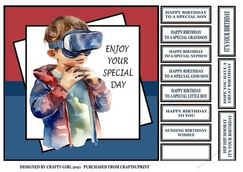 VIRTUAL REALITY BIRTHDAY - CUP1299855_22431 | Craftsuprint