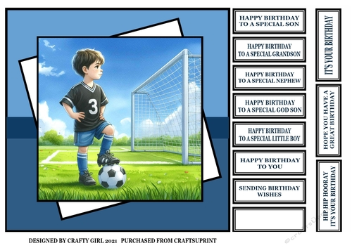 ALL ABOUT FOOTBALL 8X8 - CUP1299861_22431 | Craftsuprint