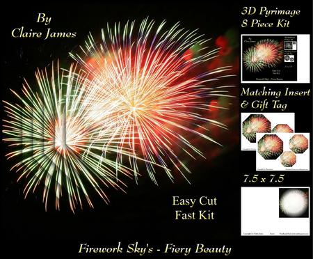 Firework Skys - Fiery Beauty Pyrimage/pyramid + Insert & Tag ...