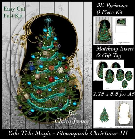 Yule Tide Magic - Steampunk Christmas 3 + Insert & Tag - CUP652750_2236 ...