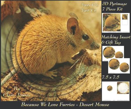 Because We Love Furries - Desert Mouse + Insert & Tag - CUP659799_2236 ...