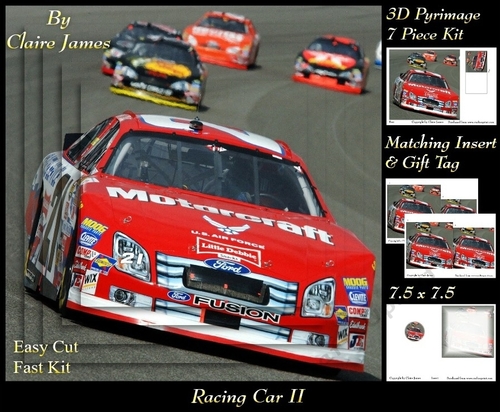 Sport - Racing Car - Pyrimage/Pyramid + Insert & Tag - CUP714494_2236 ...