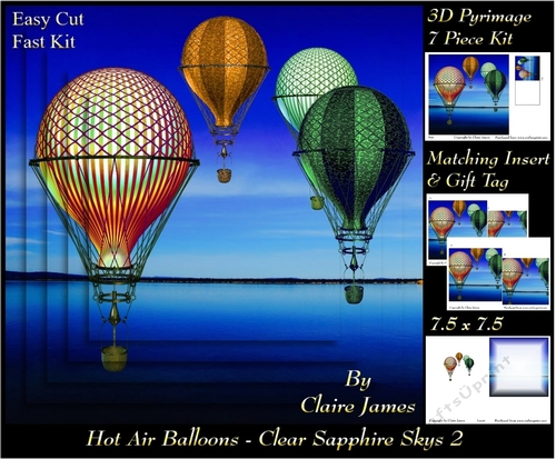 Hot Air Balloons - Balloon Flight Clear Saphire Skys 2 - Pyrimage ...
