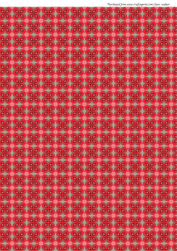 RED AND GREEN GEOMETRIC CHRISTMAS BACKGROUND: A4 Multi-Directional ...