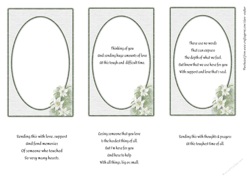 Inserts / Card Making