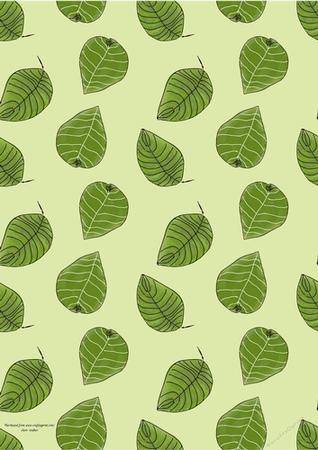 GREEN SUMMER LEAVES BACKGROUND: A4 Multi-Directional Backing Paper ...