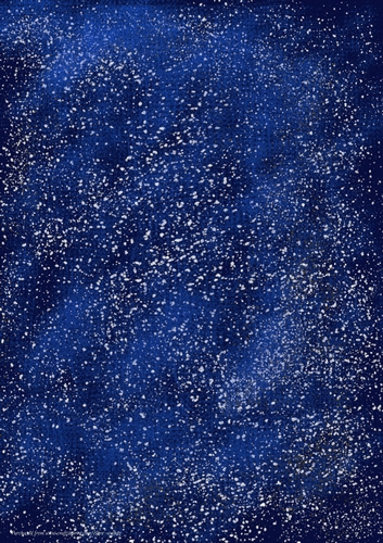 A4 STARRY/SNOWY NIGHT SKY BACKGROUND: Multi-Directional Watercolour ...