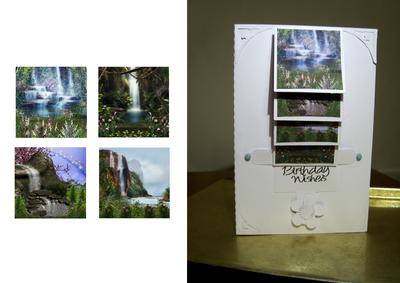 Waterfall Card Featuring Waterfalls - CUP700549_198 | Craftsuprint