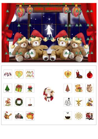 Teddy Advent Calendar - CUP700942_198 | Craftsuprint