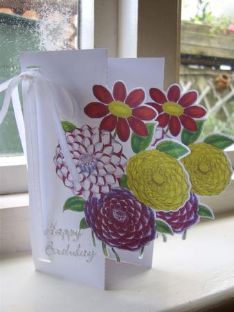 Double Floral Over The Edge Card 1 - CUP704217_198 | Craftsuprint