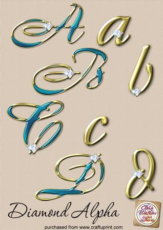 Diamond Alpha - CUP132760_681 | Craftsuprint