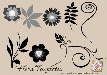 Flora Templates - CUP136376_681 | Craftsuprint
