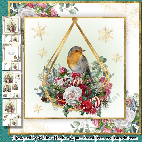 Robin Floral Mini Kit - CUP1007743_72307 | Craftsuprint