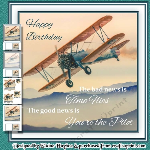 Time Flies Birthday Mini Kit - CUP1048031_72307 | Craftsuprint