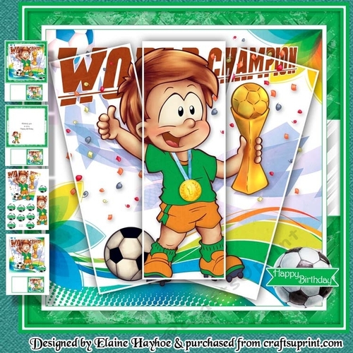 Champion Birthday Mini Kit - CUP1050373_72307 | Craftsuprint