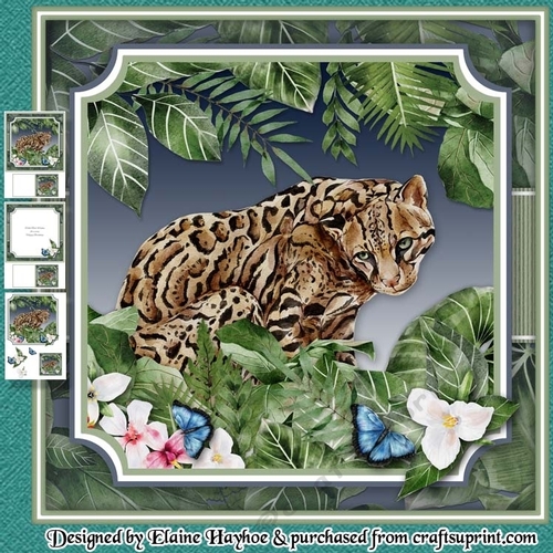 Rainforest Ocelot Mini Kit - CUP1116004_72307 | Craftsuprint