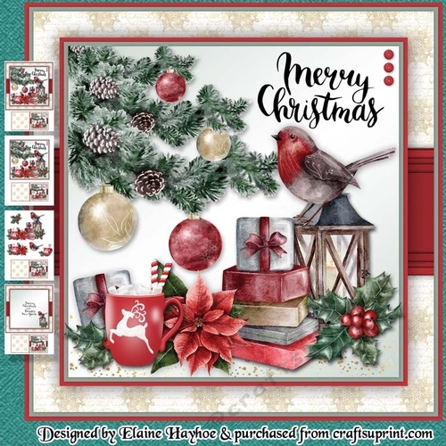 Merry Robin Mini Kit - CUP1116222_72307 | Craftsuprint