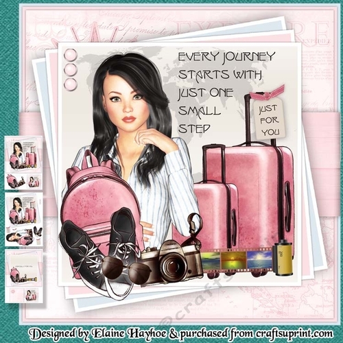 Travel Girl Mini Kit - CUP1148235_72307 | Craftsuprint