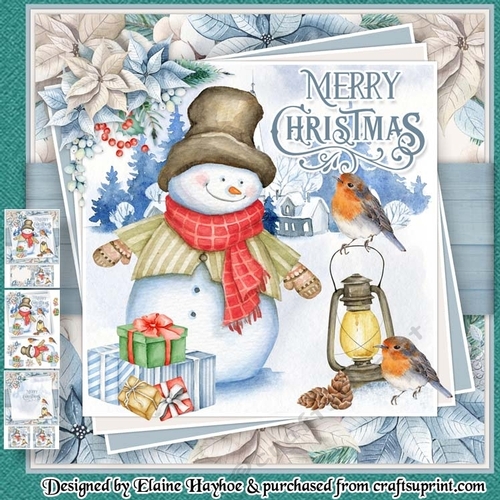 Snowman 3 and Friends Mini Kit - CUP1174247_72307 | Craftsuprint