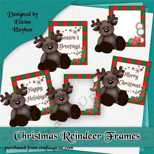 Christmas Reindeer Frames - CUP736470_72307 | Craftsuprint