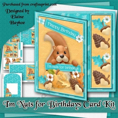 Im Nuts for Birthdays Card Kit - CUP739088_72307 | Craftsuprint