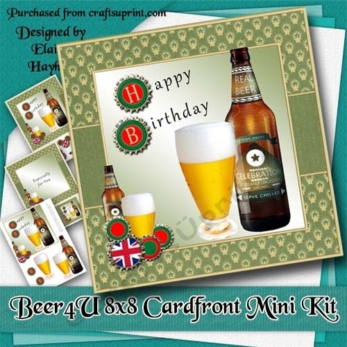 Beer 4 U 8x8 Card Mini Kit - CUP774064_72307 | Craftsuprint