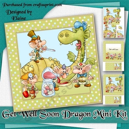 Get Well Soon Dragon Mini Kit - CUP775162_72307 | Craftsuprint