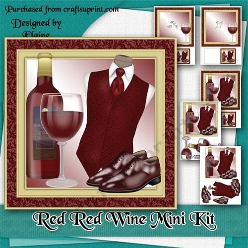 Red Red Wine Mini Kit - CUP786221_72307 | Craftsuprint