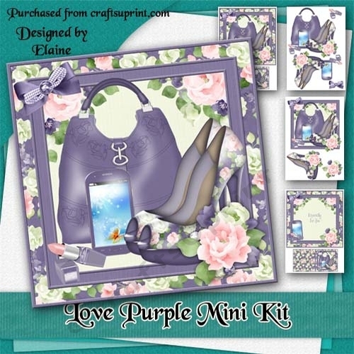 Love Purple Mini Kit - CUP789925_72307 | Craftsuprint