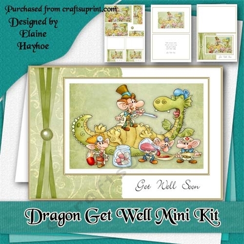 Dragon Get Well Mini Kit - CUP810421_72307 | Craftsuprint