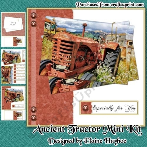 Ancient Tractor Mini Kit - CUP890502_72307 | Craftsuprint