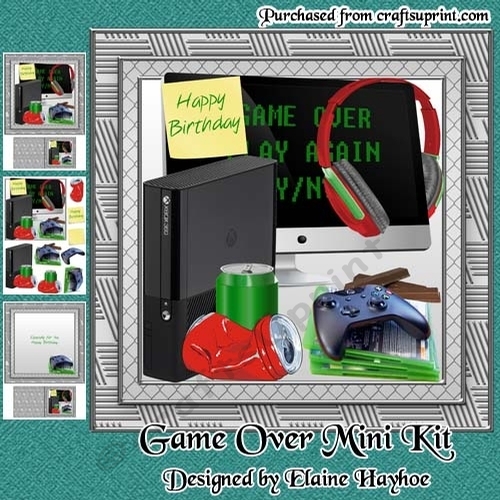 Game Over Mini Kit - CUP916384_72307 | Craftsuprint