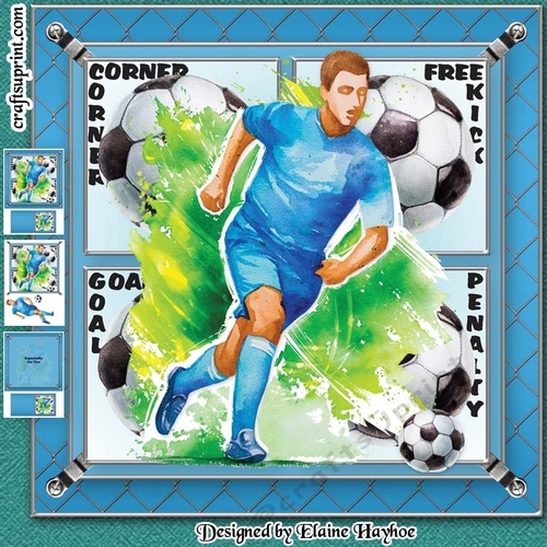 Football Player Mini Kit - CUP957212_72307 | Craftsuprint