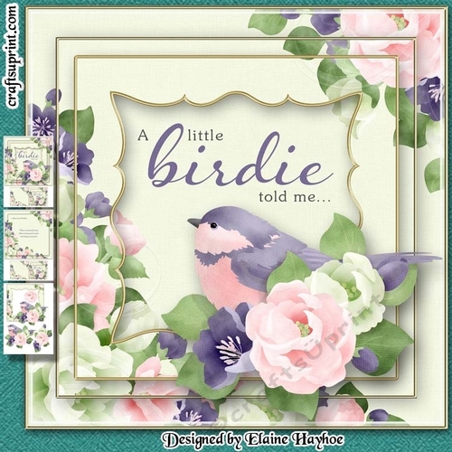 A Little Birdie Told Me Mini Kit - CUP963574_72307 | Craftsuprint