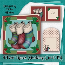 Elves Stockings Card Kit - Photo by Davina Rundle