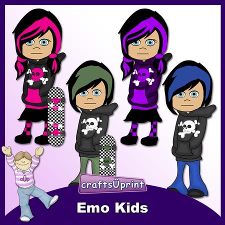 Emo Kids - CUP339094_1519 | Craftsuprint