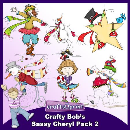 Crafty Bob's Sassy Cheryl Pack 2 - CUP345603_1519 | Craftsuprint