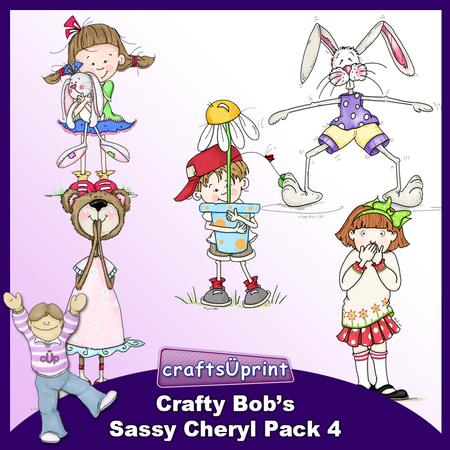 Crafty Bob's Sassy Cheryl Pack 4 - CUP345615_1519 | Craftsuprint