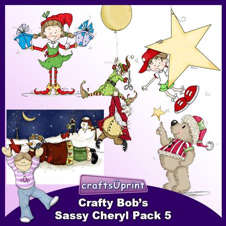 Crafty Bob's Sassy Cheryl Pack 5 - CUP345681_1519 | Craftsuprint